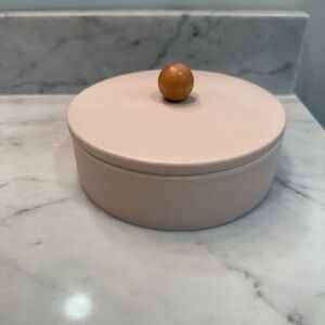 Threshold | Accents | Nwt Threshold Pink Lidded Stoneware Canister ...